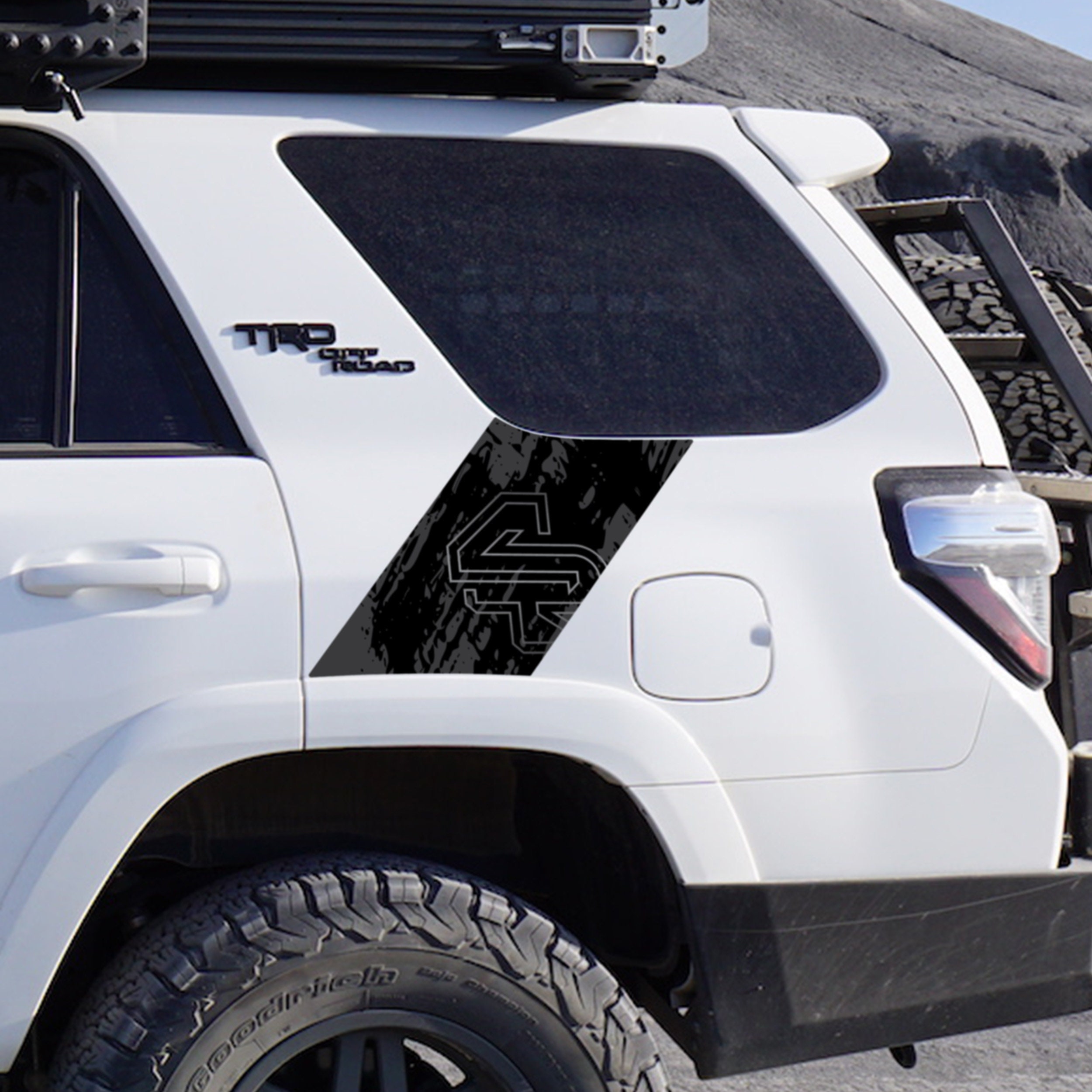 4runner 5th Generation 2010 present Vinyl Decal Toyota Off-road Stealth ...