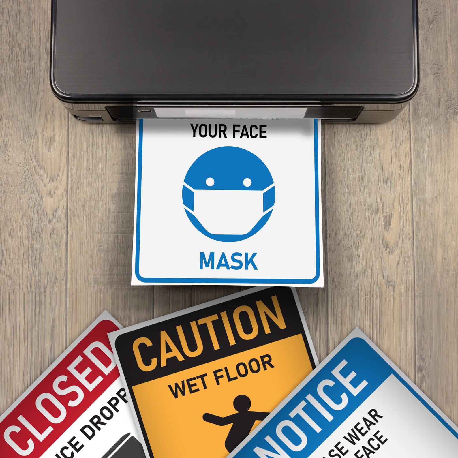 Printable Warning Signs Instant Download Template Files Notice ...
