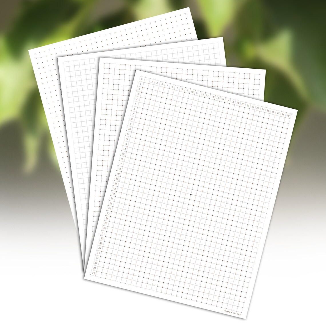 Engineering Dotted-grid Journal Pages Printable Instant Download ...