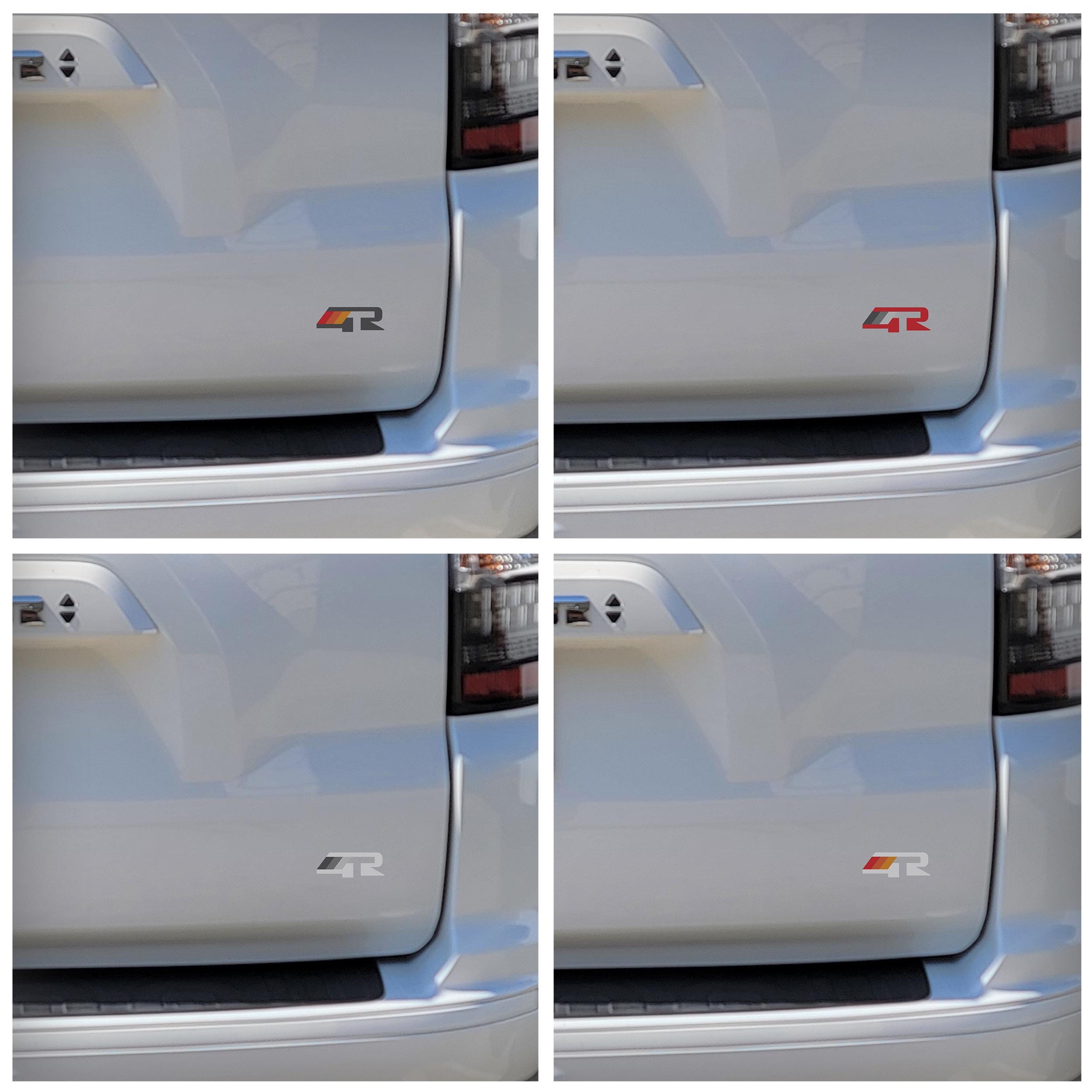 4runner [mini] T4R Badge Vinyl Decal Toyota Style Heritage Classic ...