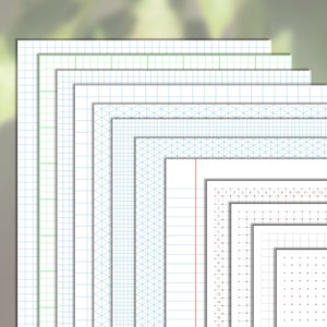 Engineering Dotted-grid Journal Pages Printable Instant Download ...