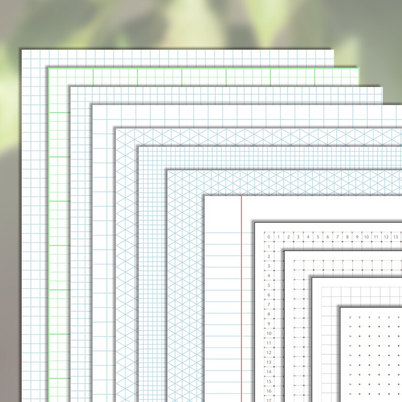 Engineering Dotted-grid Journal Pages Printable Instant Download ...