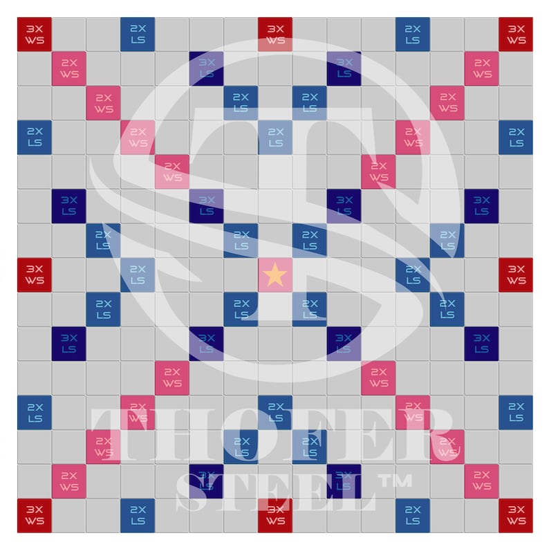 Scrabble Vinyl Sticker Decal With 3D Tile Art 16 Inches X 16 - Etsy