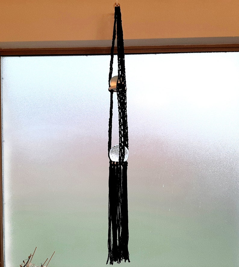 Double Hanging Sphere Holder Sphere Hanger Crystal Ball - Etsy