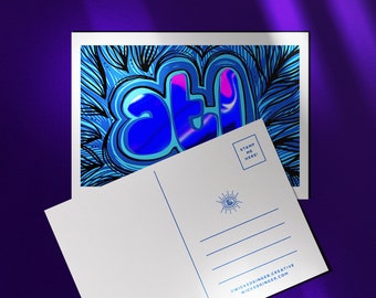 Holographic Postcard - Etsy