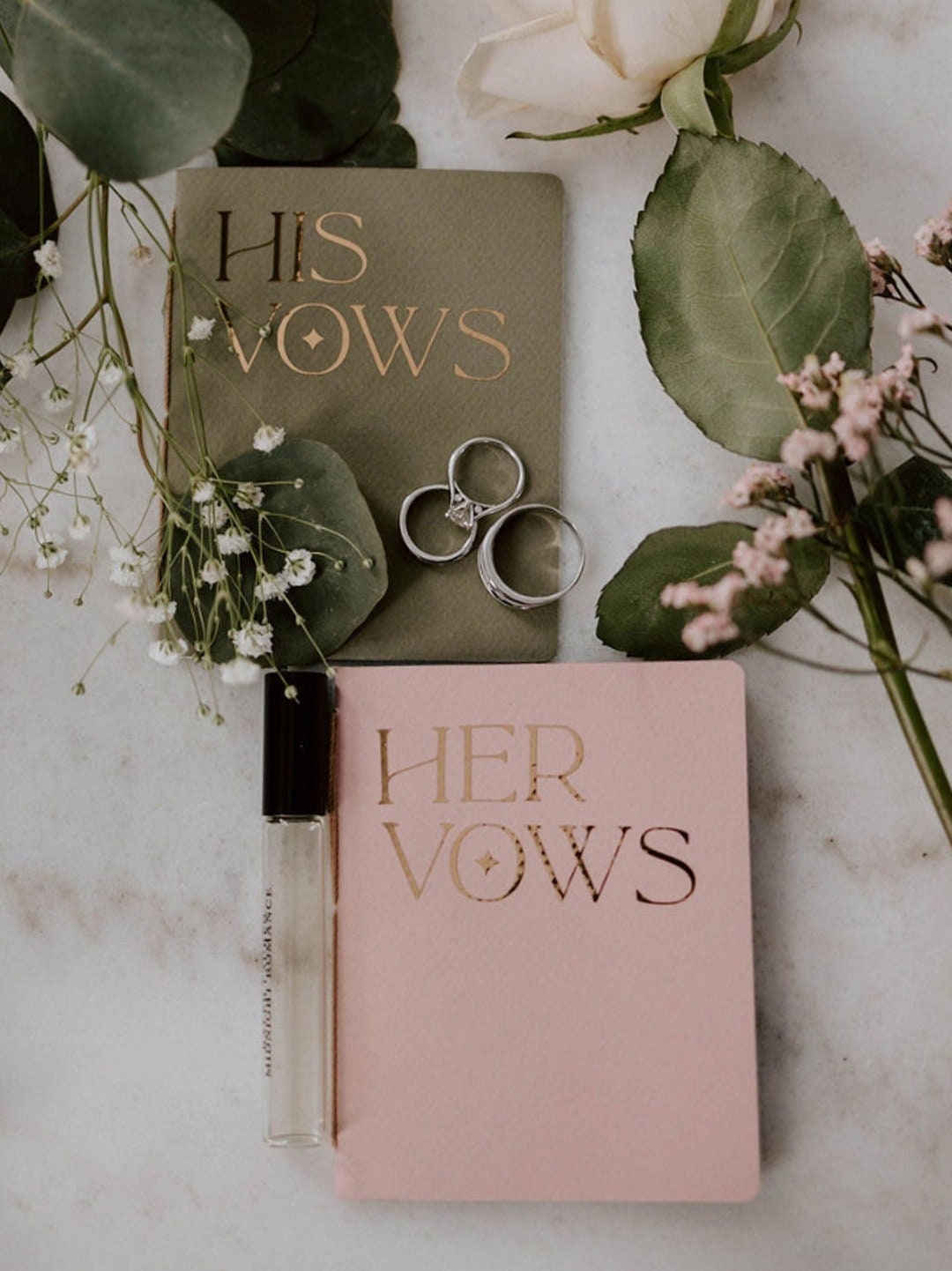 His & Her Vow Book Wedding Vow Books Handmade - Etsy