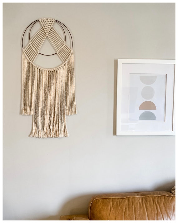 14 Ring Macrame Wall Hanging | Etsy