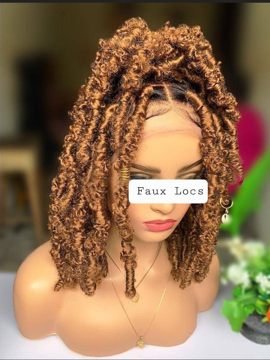 BUTTERFLY LOCS Wig, Faux Distressed Locs, Faux Locs, Dreadlocks Wig ...