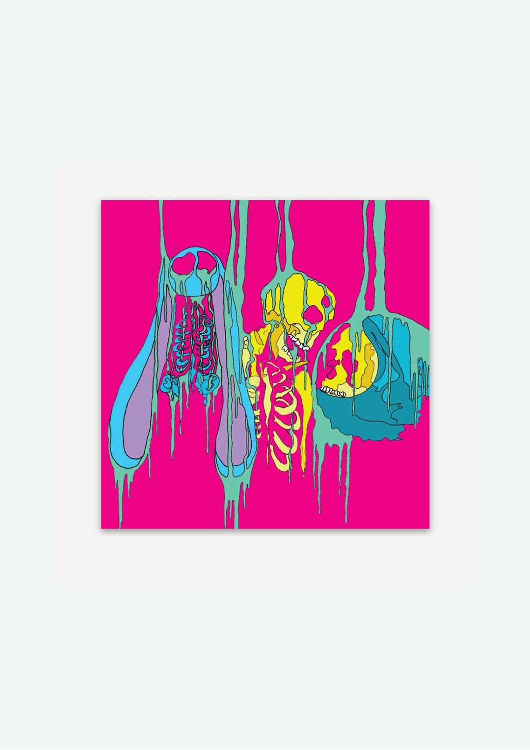 Neon TOXIC WASTE Vinyl Stickers - Etsy