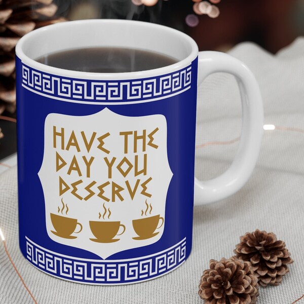 Nyc Greek Coffee Cup - Etsy