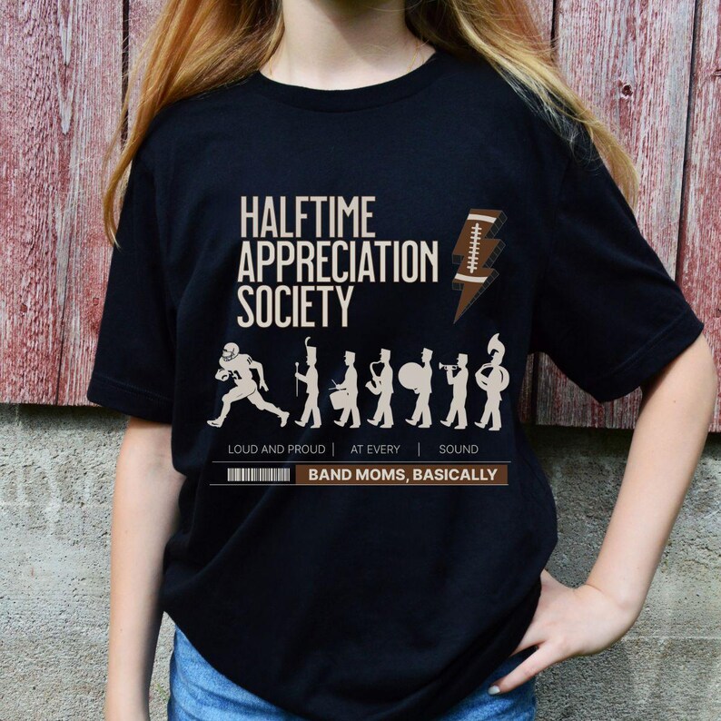 Friday Football Marching Band Mom Shirt, High School Football Shirt, I ...