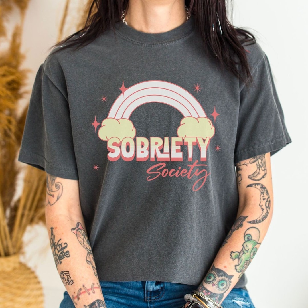 Sobriety Society, Sober Mama Shirt, Recovery Tee, AA Addiction Support ...