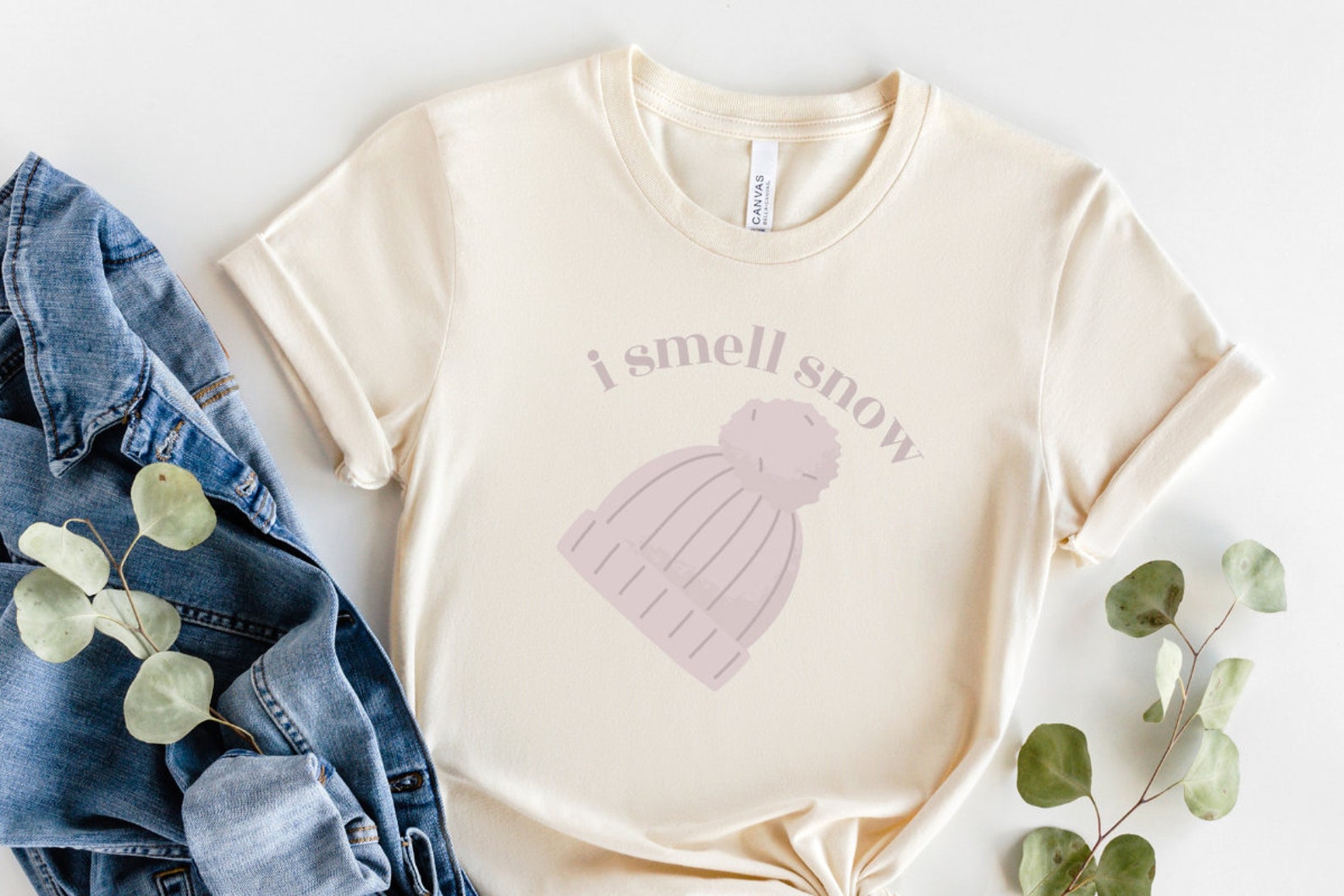 I Smell Snow T Shirt - Winter Snow Vibes - It's Snowing Shirt - Winter ...