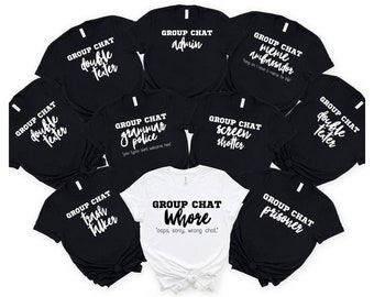 Group Chat Shirts - Etsy