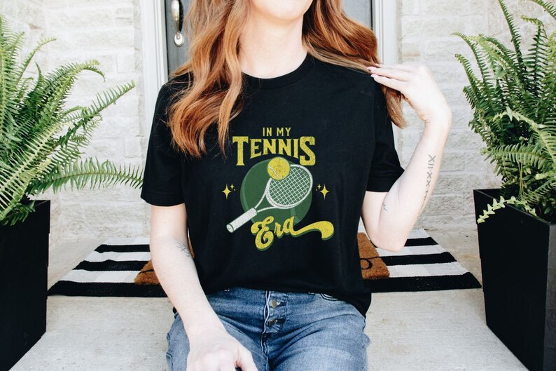 In My Tennis Era, Tennis Gifts, Cute Shirts for Tennis Lovers, Tennis ...