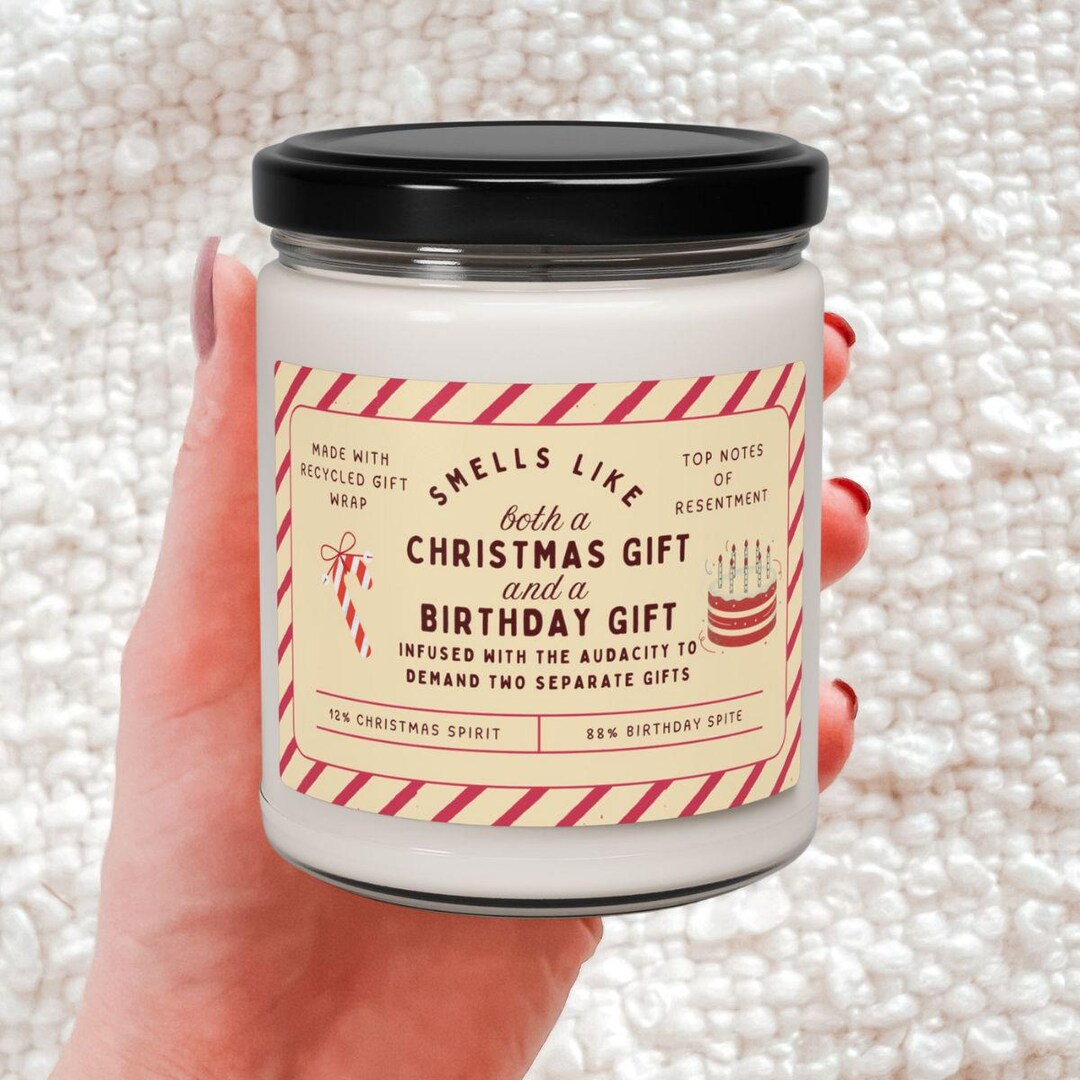 Funny December Birthday Candle ,christmas Birthday Gift ,funny Holiday ...