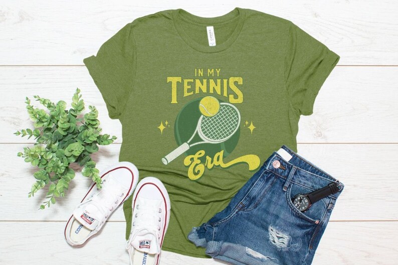 In My Tennis Era, Tennis Gifts, Cute Shirts for Tennis Lovers, Tennis ...