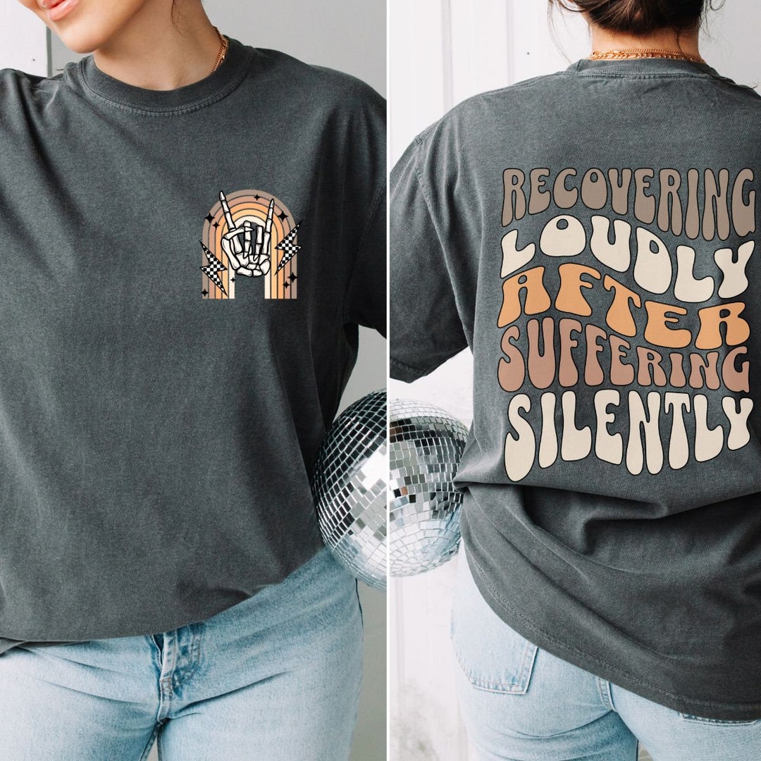 Sobriety Alcohol Addiction Recovery Tshirt Comfort Colors,recover ...