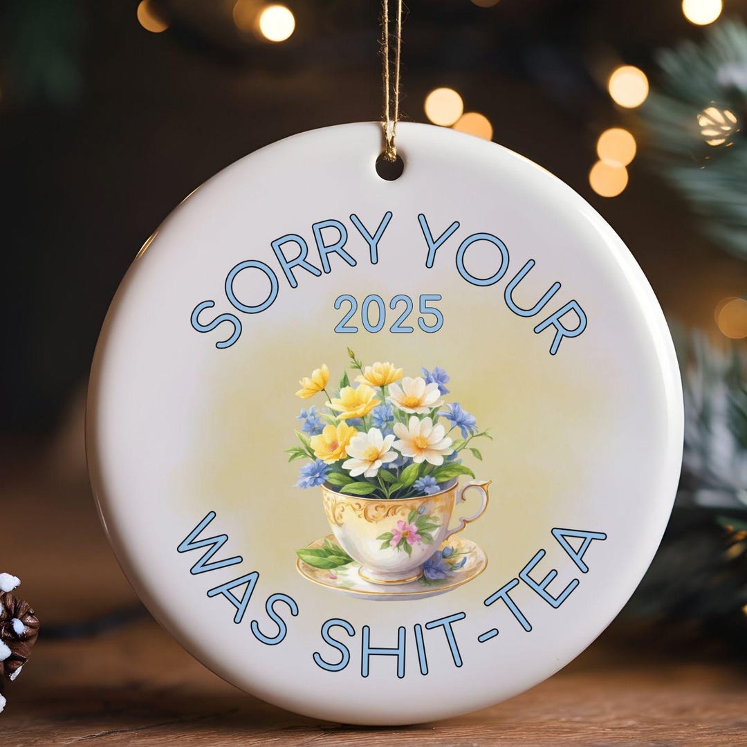 Tea Cup Dumpster Fire, 2025 Crappy Year, 2025 Bad Year in Review ...
