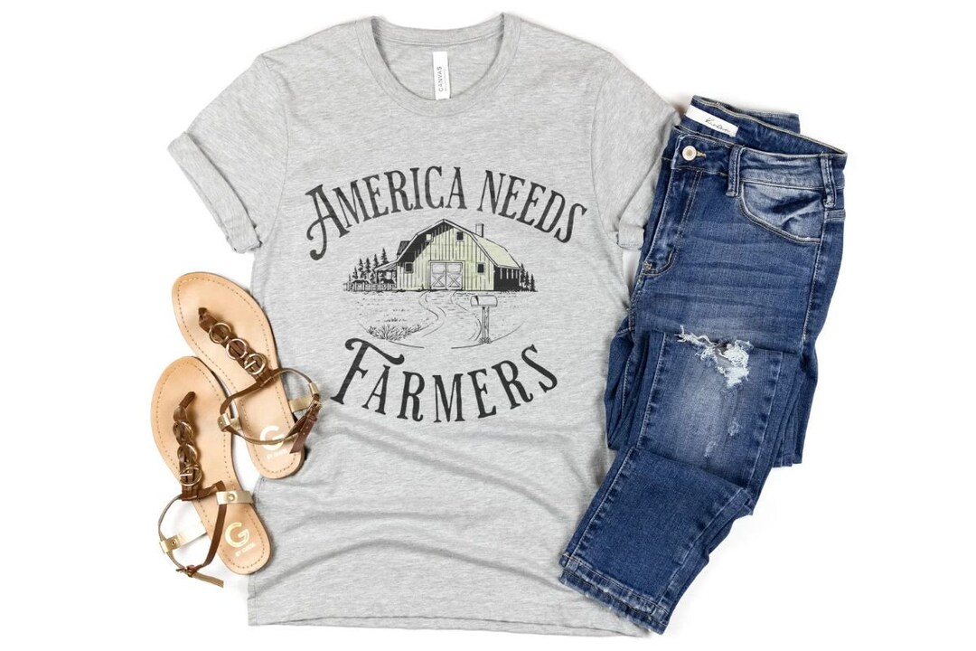America Needs Farmers Shirt, Agriculture Shirt, Farmers Wife Gifts ...