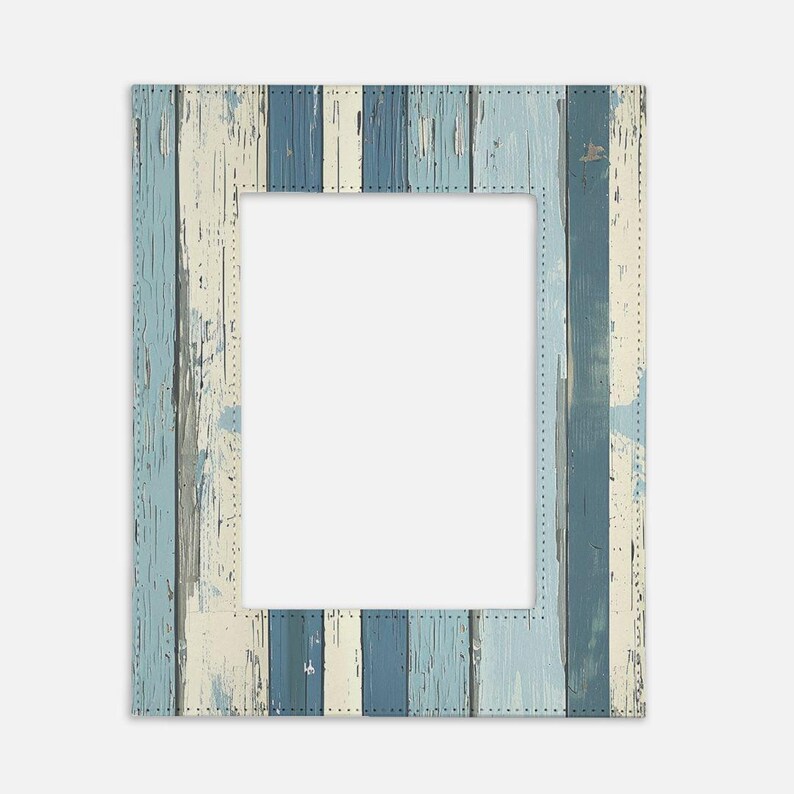 Beach Board Picture Frame | Seaside Photo Frame | Holds 5X7 Photo ...