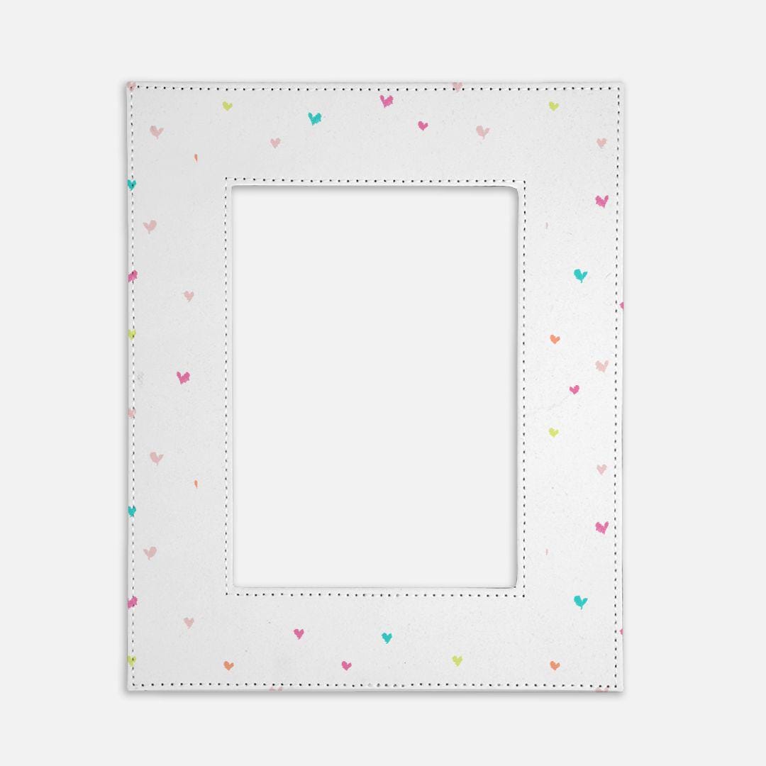 Mini Hearts Picture Frame | 5x7 Photo, 8x10 Frame | Valentine's Day ...