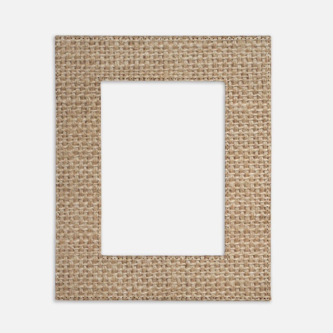 Burlap Photo Frame Burlap Picture Frame Dark Taupe Memory Size 8X10 ...
