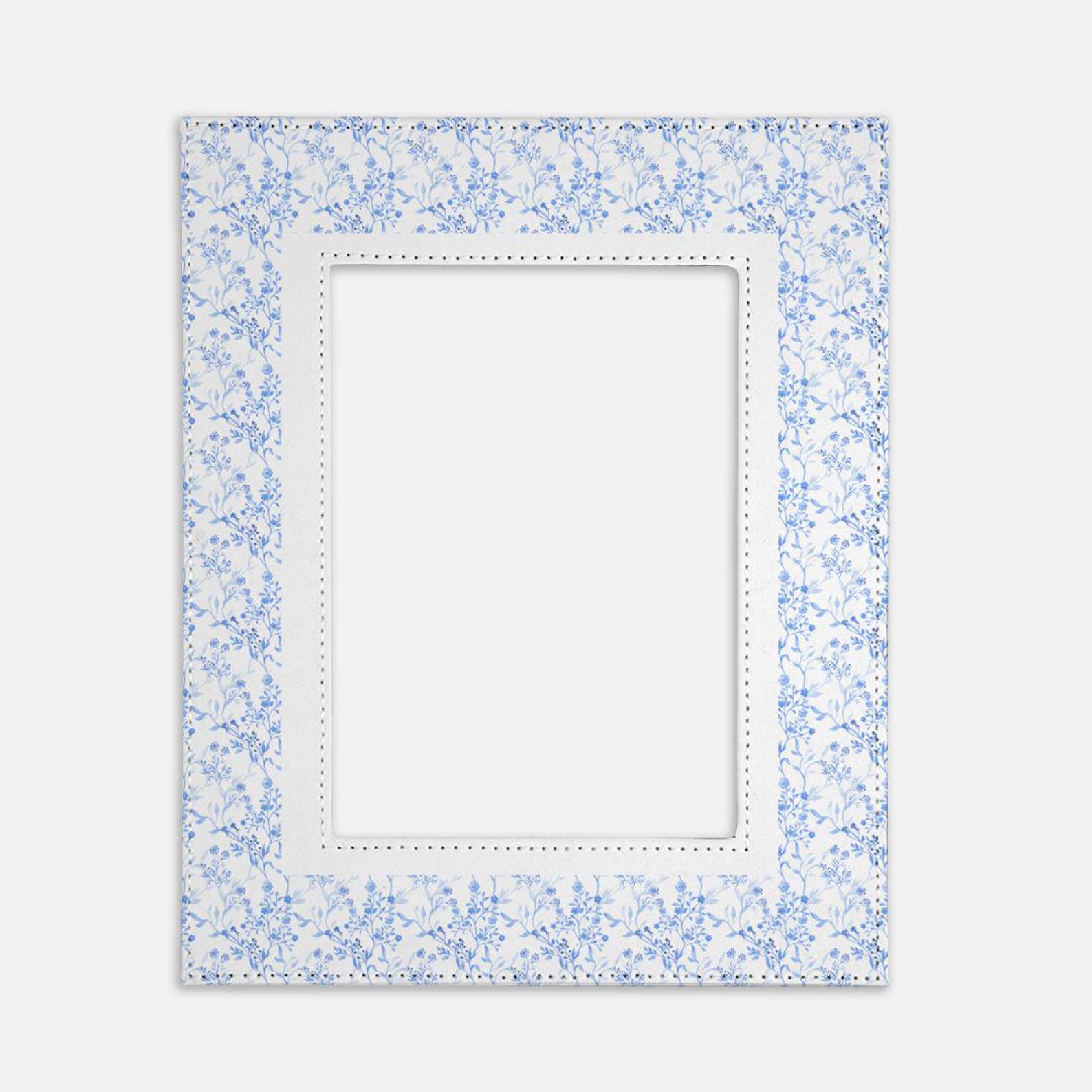 Blue Toile Photo Frame | Blue Picture Frame | Memory Size 8X10 Holds ...