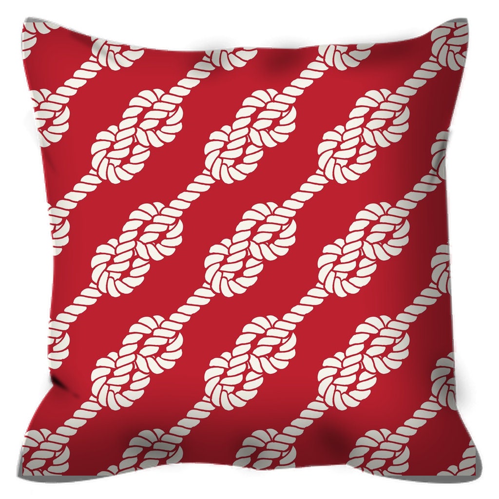 Rope Knot Pillow Outdoor Pillow With Insert Waterproof Pillow 20x20 ...