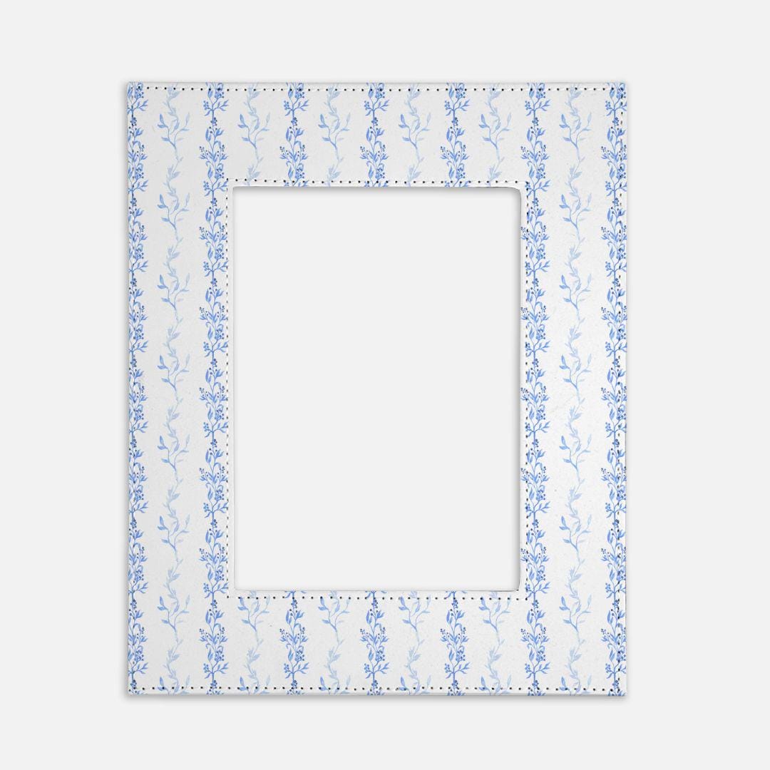 Blue Toile Photo Frame | Blue Picture Frame | Memory Size 8X10 Holds ...