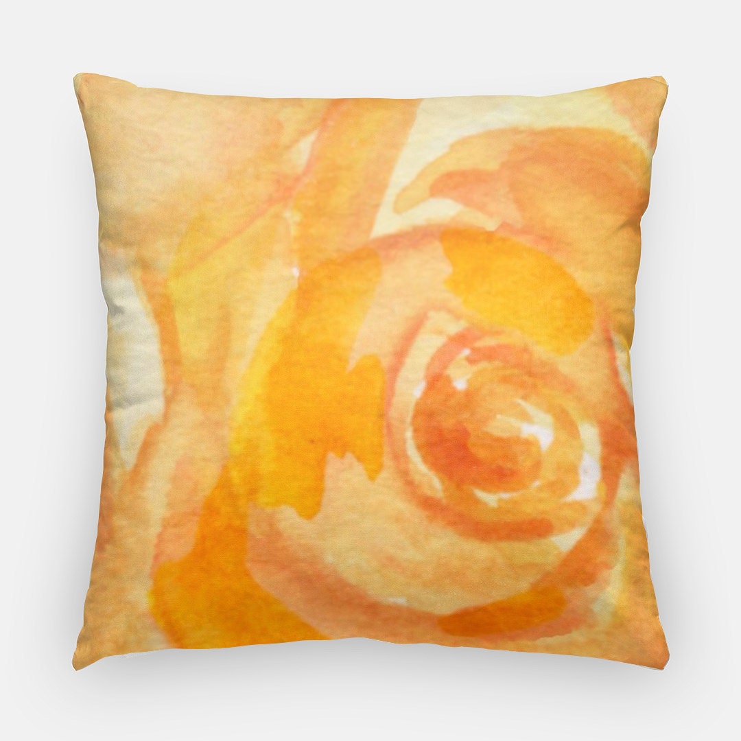 Taie d'oreiller orange abstraite Coussin décoratif - Etsy France