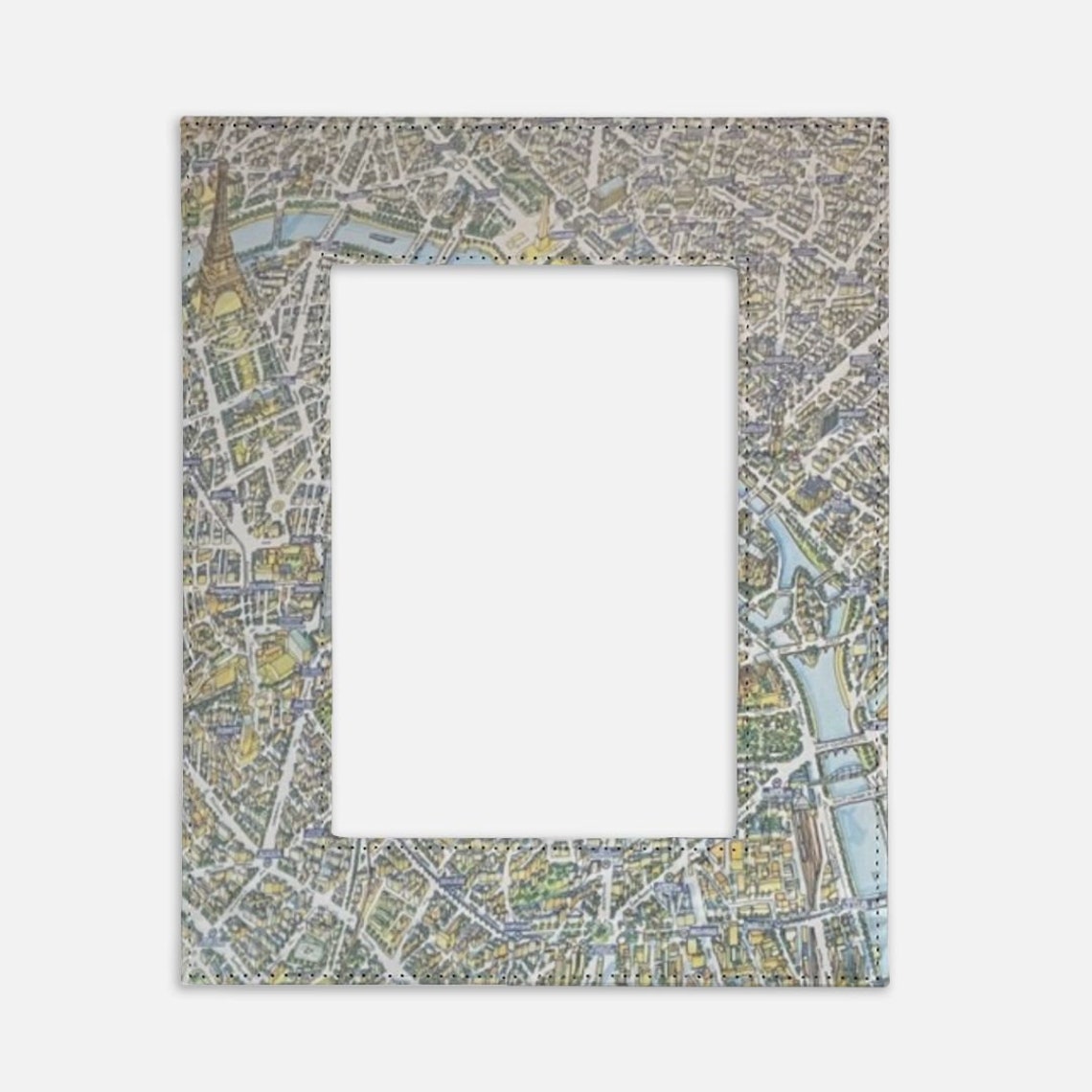 Paris Picture Frame | Paris Map Photo Frame | Memory Size 8X10 Holds ...