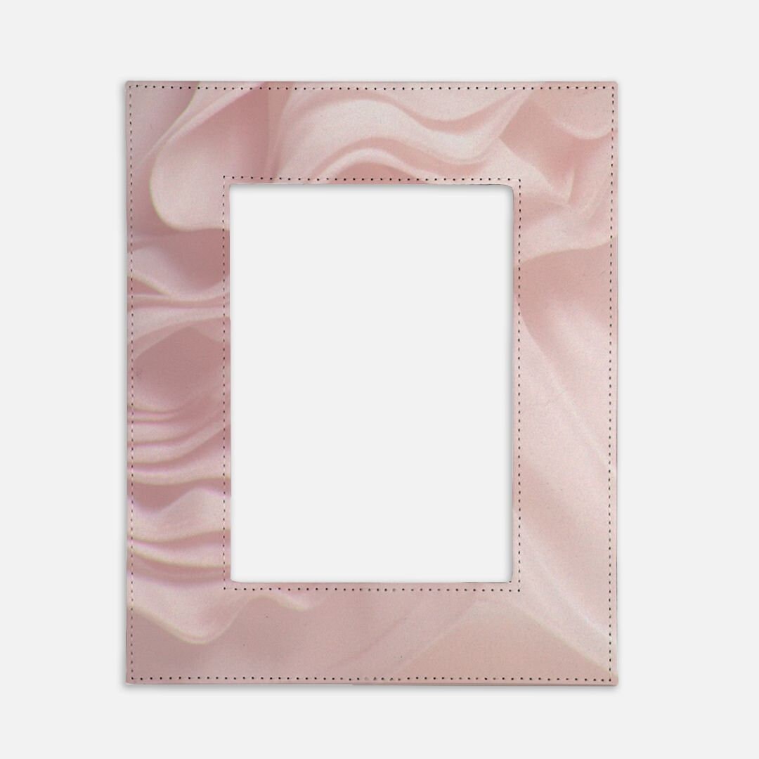 Pink Chiffon Picture Frame Pink Picture Frame Memory Size 8X10 Holds ...