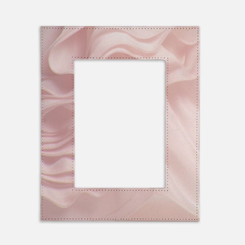 Pink Chiffon Picture Frame Pink Picture Frame Memory Size 8X10 Holds ...