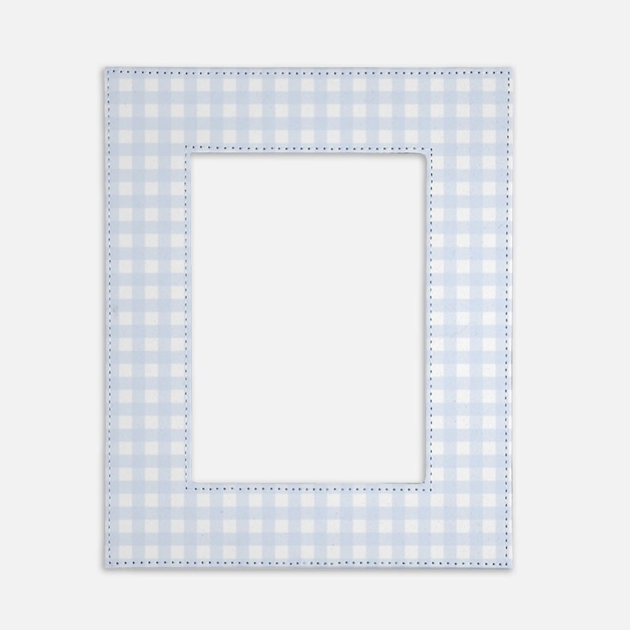 Blue Gingham Photo Frame Baby Reveal Photo Frame Easter Frame Blue ...