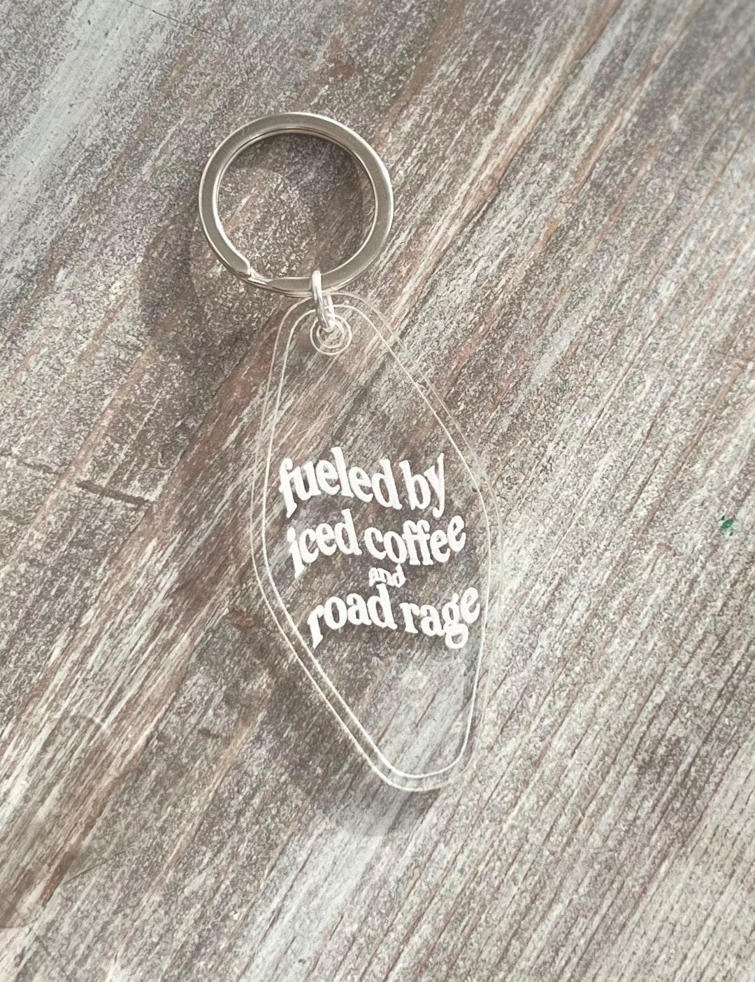 Iced Coffee Keychain, Road Rage Key Chain, Motel Keychain, Funny ...