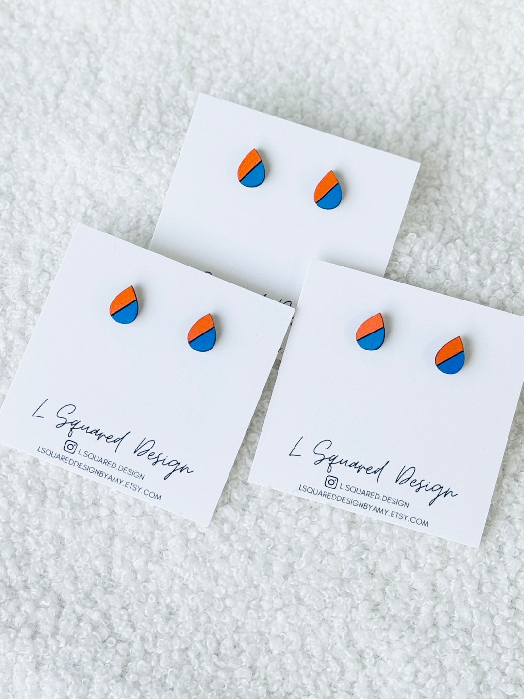 Edmonton Oilers Earrings, Oilers Accessory, Oilers Apparel, Gift for ...