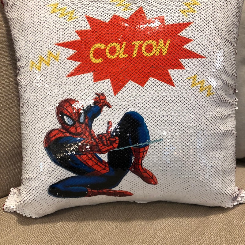 Spiderman Pillow - Etsy