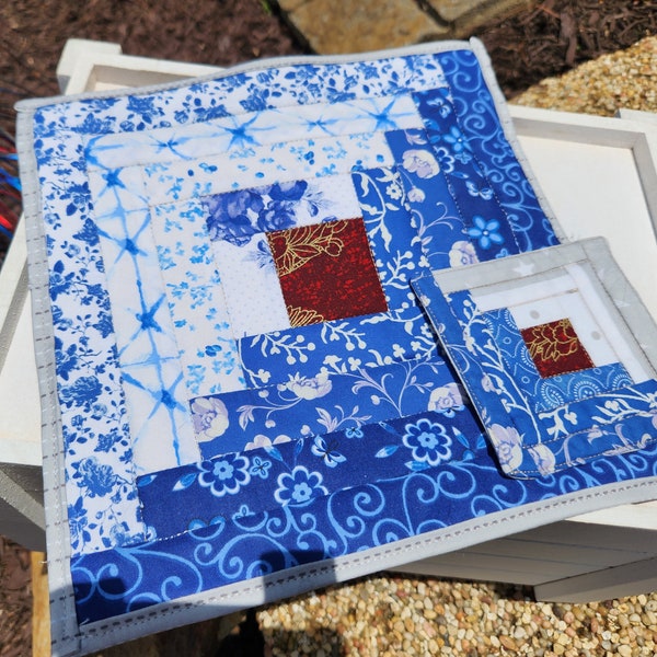 Quilted Mug Rug - Etsy