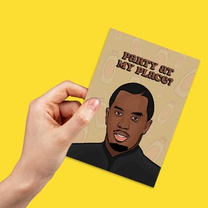 P Diddy Birthday Card, Puff Daddy, Baby Oil, Bday Card, Sean Combs ...