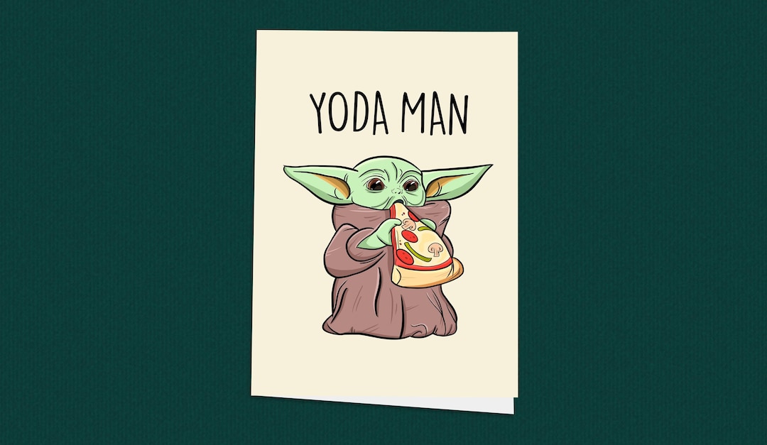 Funny Graduation Card, Yoda Man Card, Star Wars Inspired College ...
