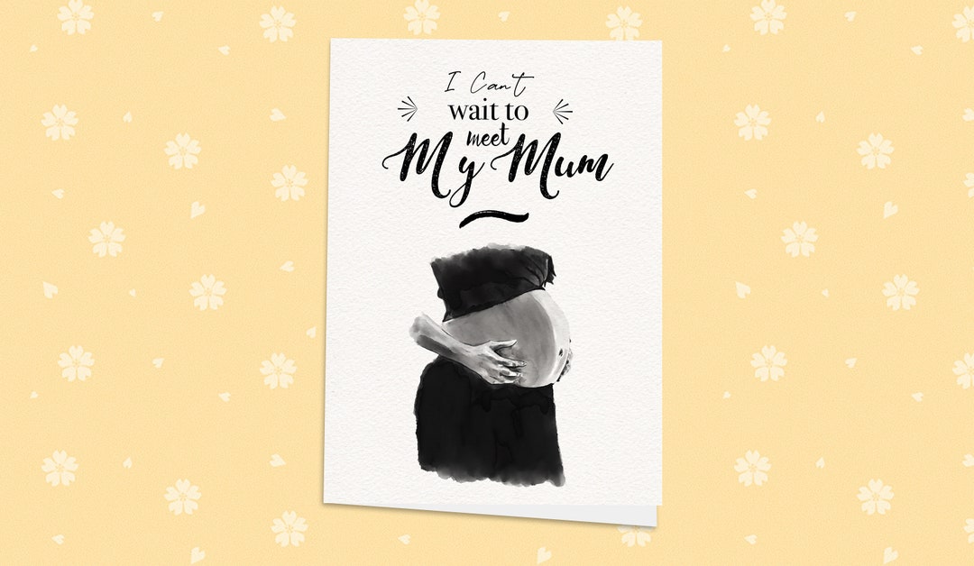 Mum to Be Card, Mother's Day, New Mum Card, Card From Bump, Card From ...