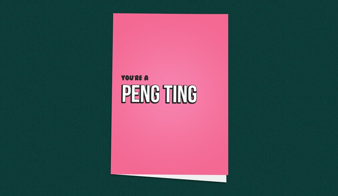 Peng Ting Birthday Card, British Birthday, Hood Greeting, Ghetto ...