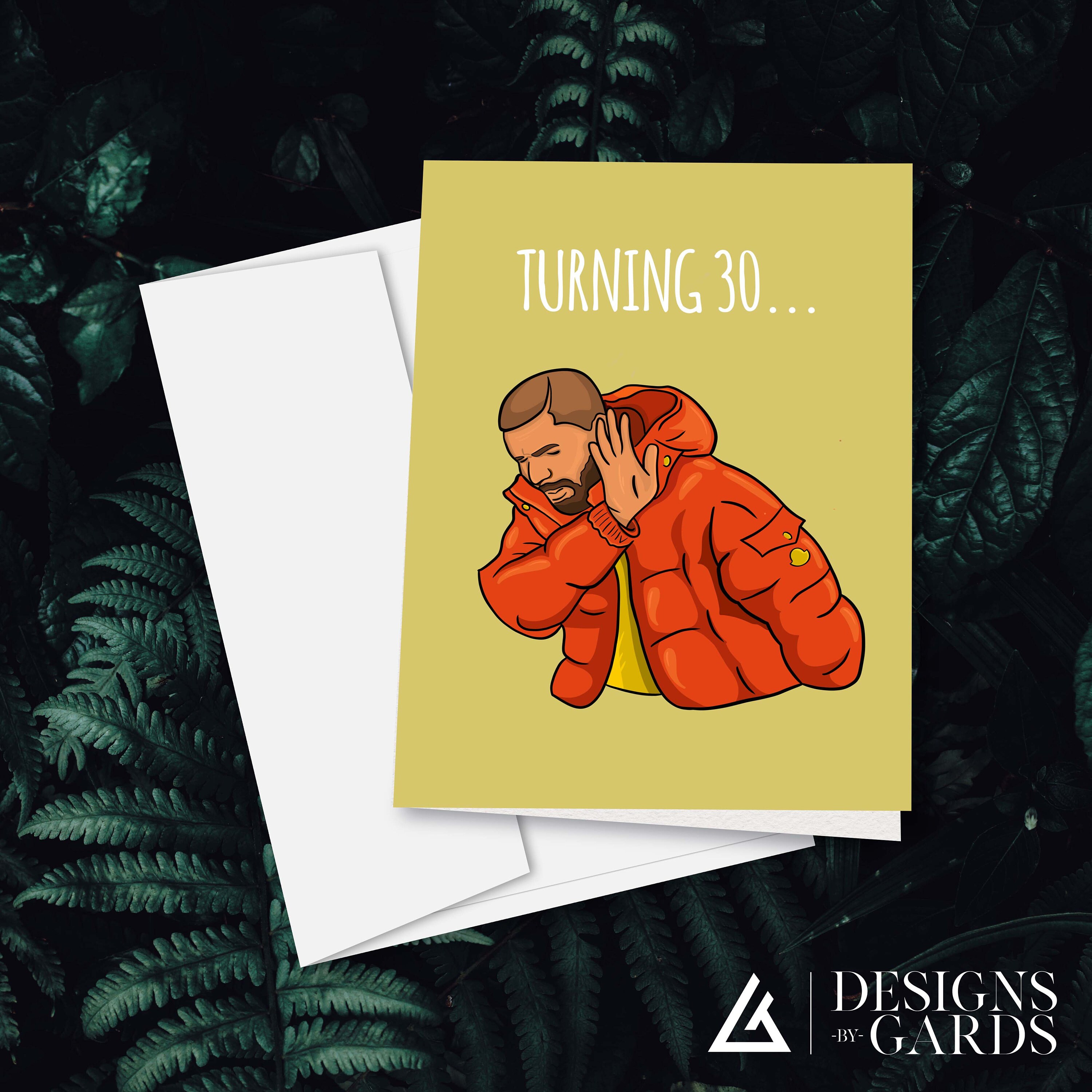 DRAKE Hotline Bling Birthday Card Drake Cards. Drake - Etsy