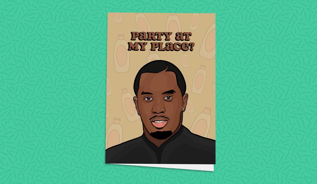 P Diddy Birthday Card, Puff Daddy, Baby Oil, Bday Card, Sean Combs ...