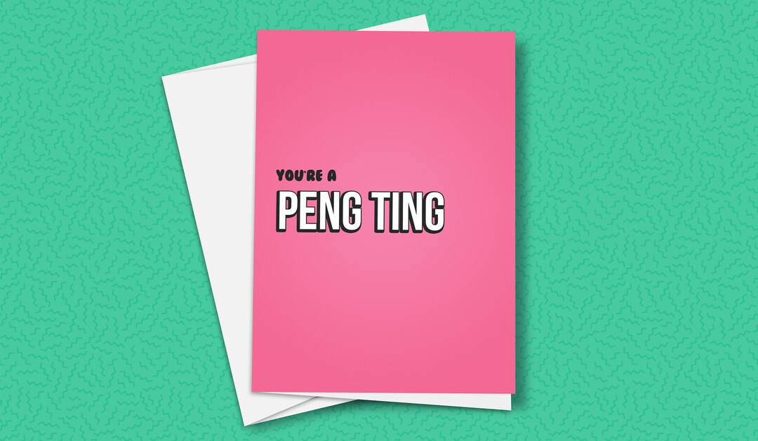 Peng Ting Birthday Card, British Birthday, Hood Greeting, Ghetto ...
