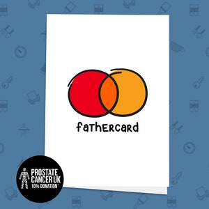 Bank of Dad Mastercard, Funny Father's Day Card, Card for Dad, Card for ...