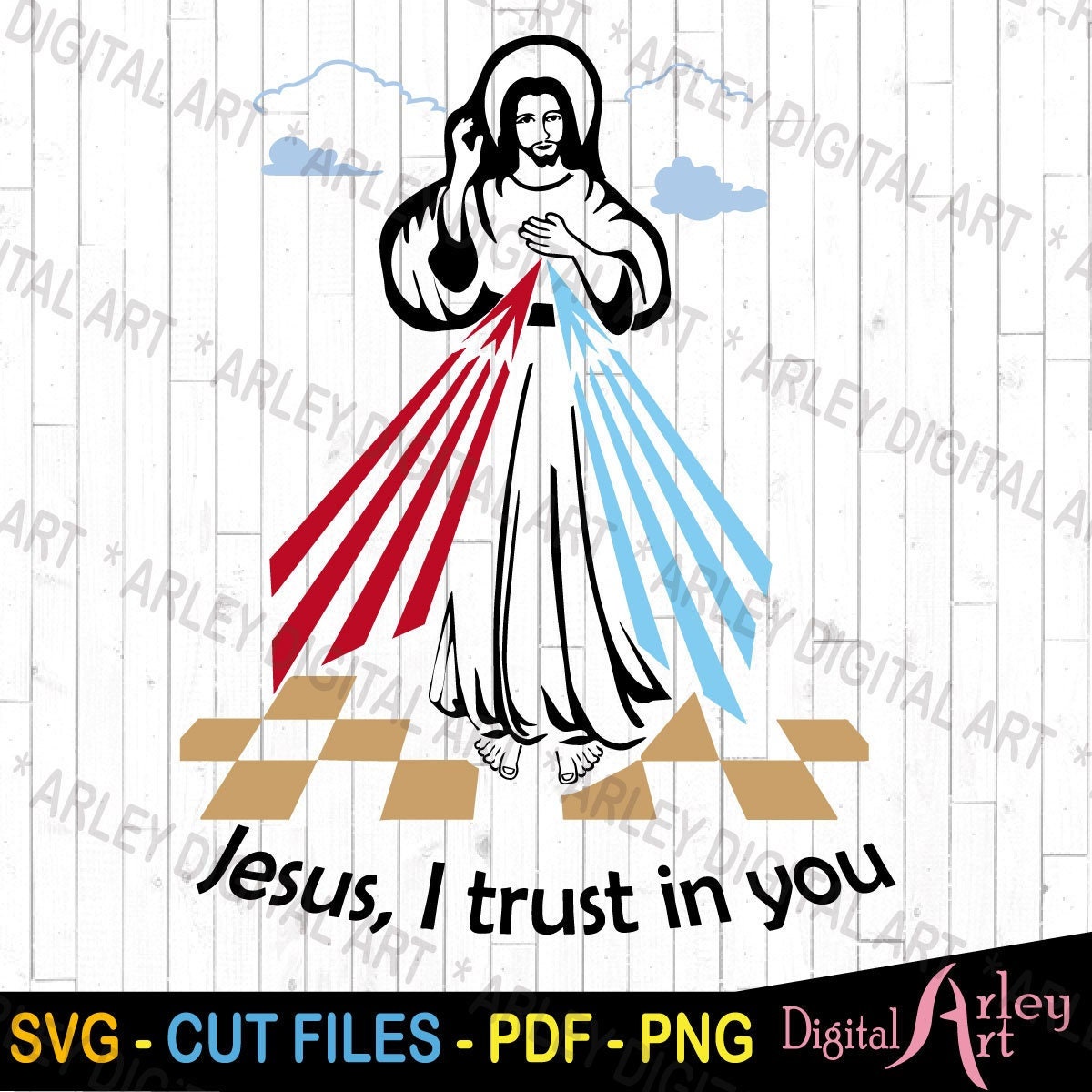 Divine Mercy, Jesus Christ SVG, I Trust in You, Lord Mercy, Holy Week ...