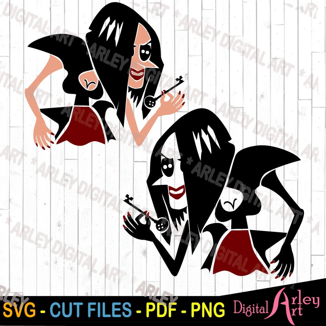Coraline Evil Mother SVG for Silhouette Cut Files Digital - Etsy UK