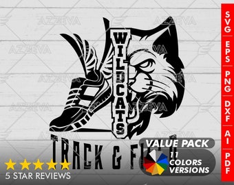 Tiger Track-field Generic Design Color Bundle 11 Colors in SVG, PNG and ...